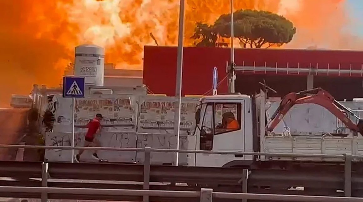 Explosion in Rome Sparks Chaos: Petrol Station Blast Hurts Over 20